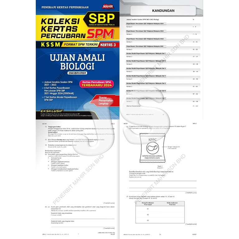 KOLEKSI KERTAS PERCUBAAN SPM SBP 2025 KSSM - KOLEKSI SBP | UJIAN AMALI KERTAS 3 | KERTAS MODEL ...