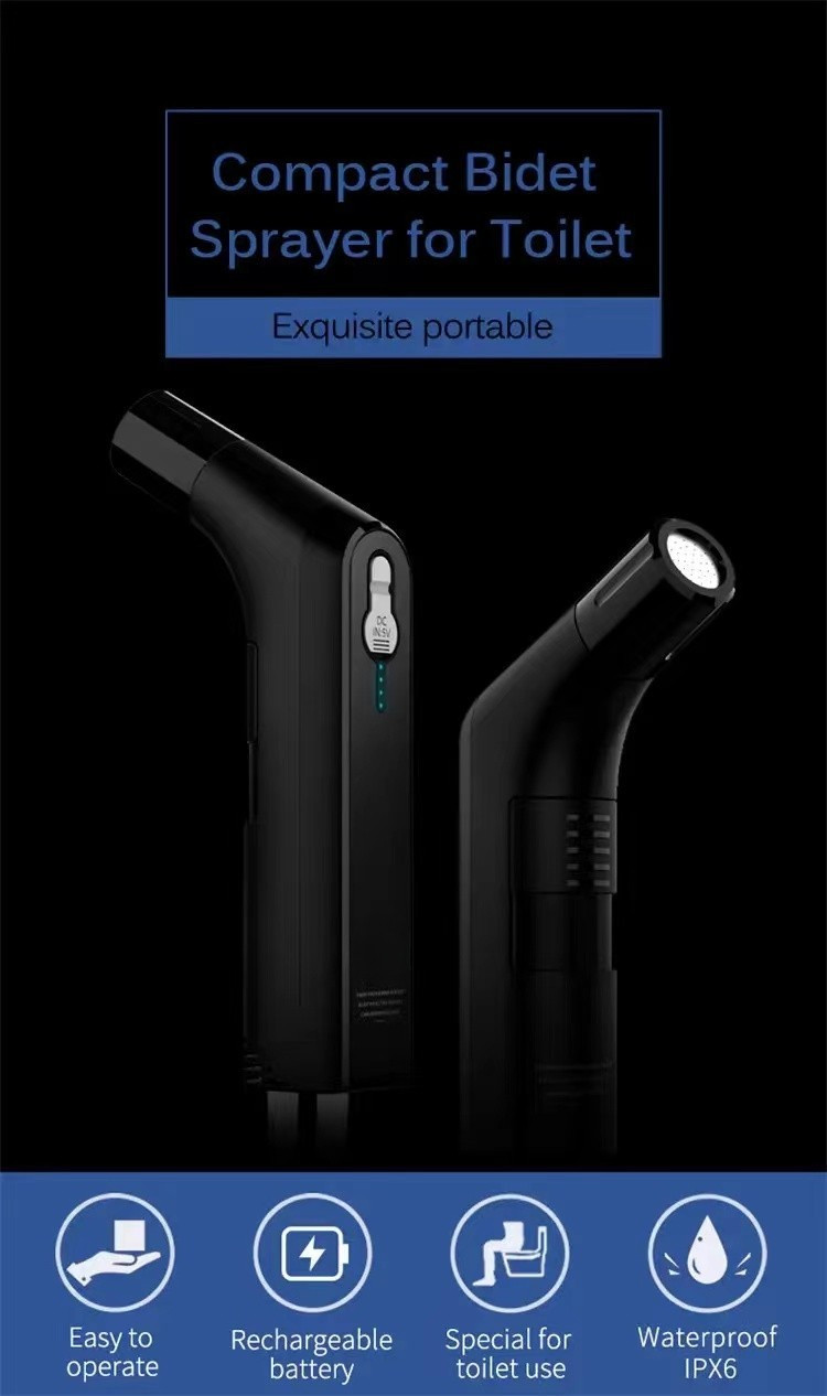 [MY STOCK]2.3L Portable Rechargeable Bidet Sprayer (Electric Shattaf ...