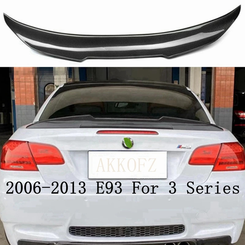 PSM style For BMW E93 3 Series Spoiler 2006-2013 2 Door E93 Real carbon ...