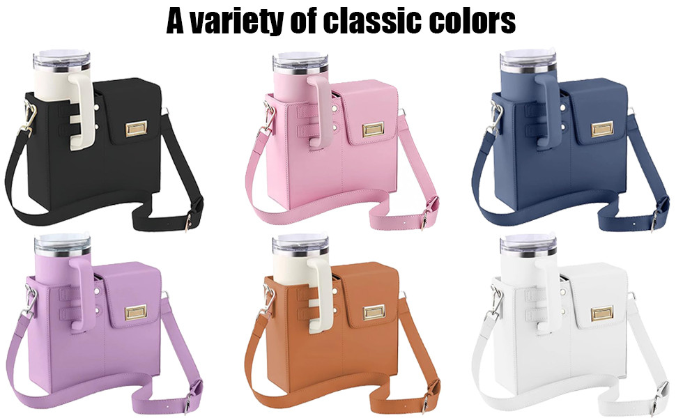 2025 New Stanley Purse Cup Holder Bag Crossbody Water Cup Storage Bag ...