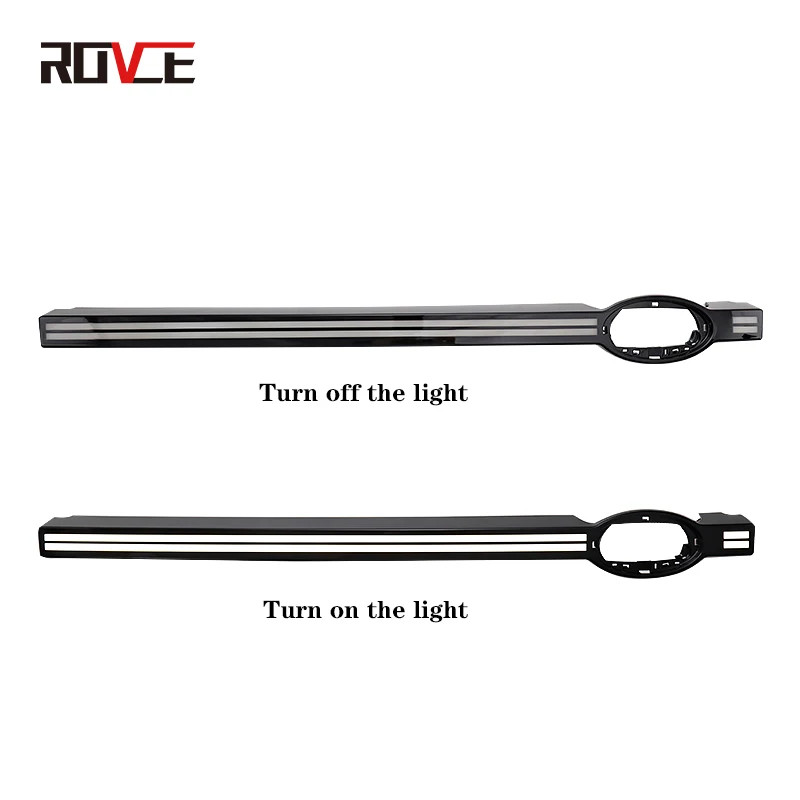 ROVCE Front Bumper Grill Mesh with Led Dynamic Lights for Land Rover ...