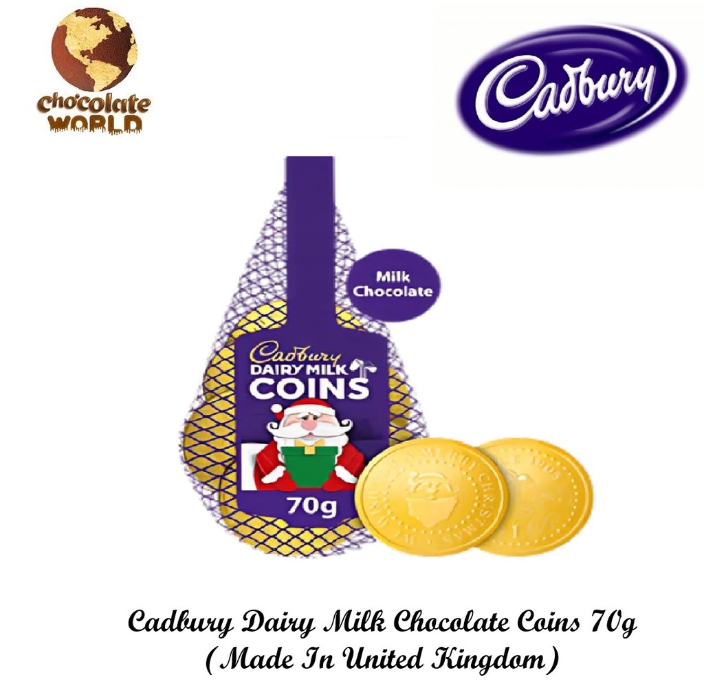Cadbury Dairy Milk Coins 70g(Made In UK) | Shopee Malaysia