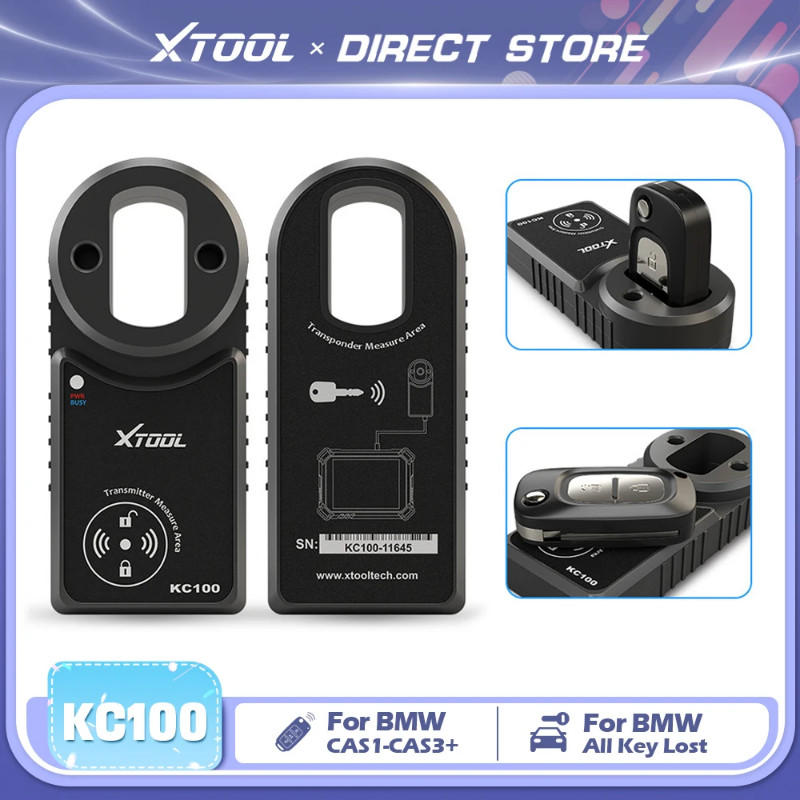 XTOOL KC100 Car Key Programming Chip Programmer ECU Reader For Benz ...