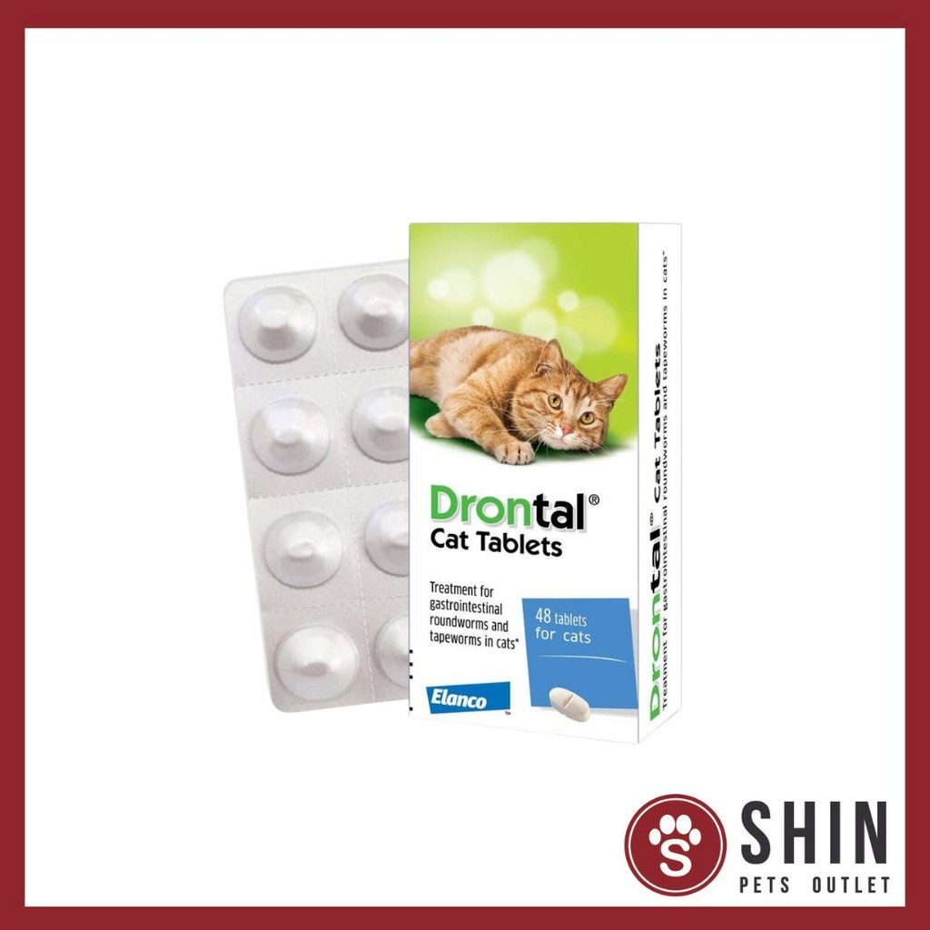 Drontal Cat Tablets Dewormer(1 Biji/Tablet) | Shopee Malaysia