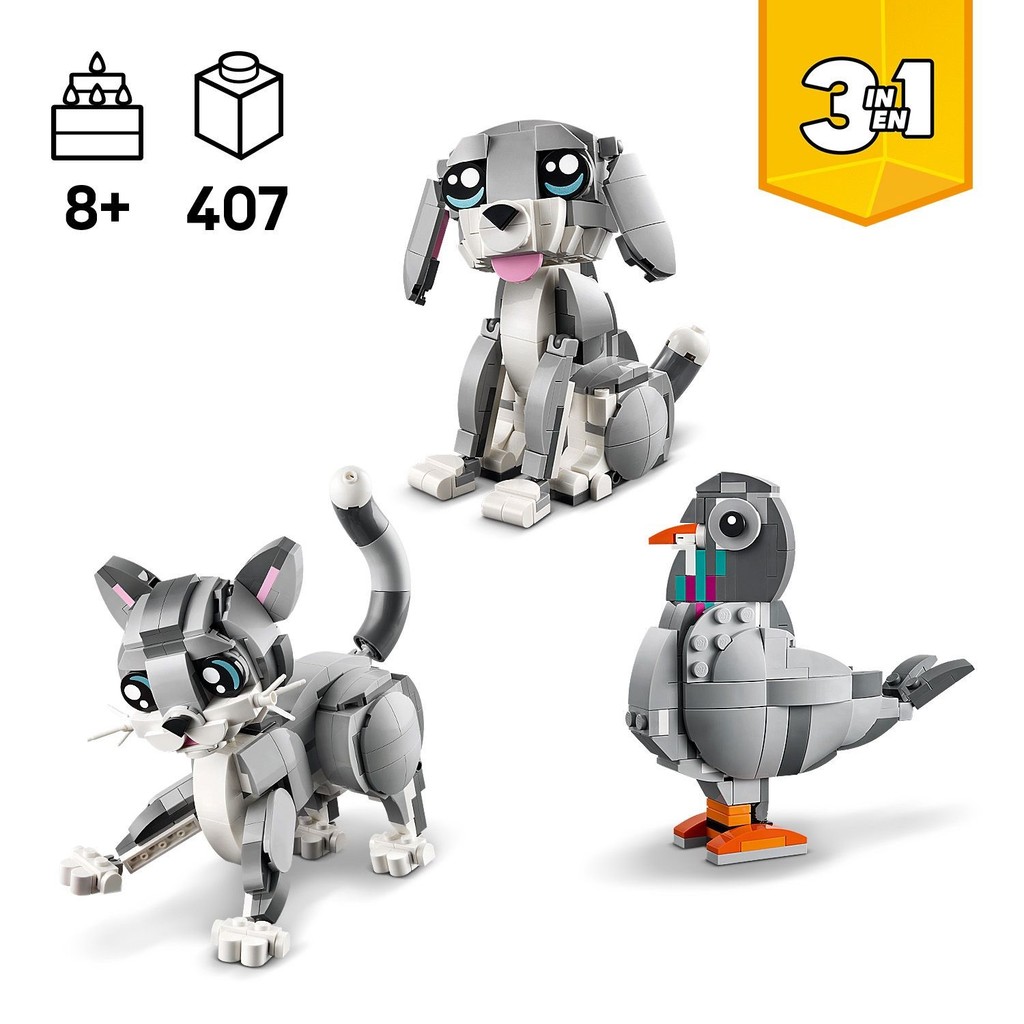 LEGO 31163 LEGO Creator Playful Cat Building Toy Set (407 Pieces) | Shopee Malaysia