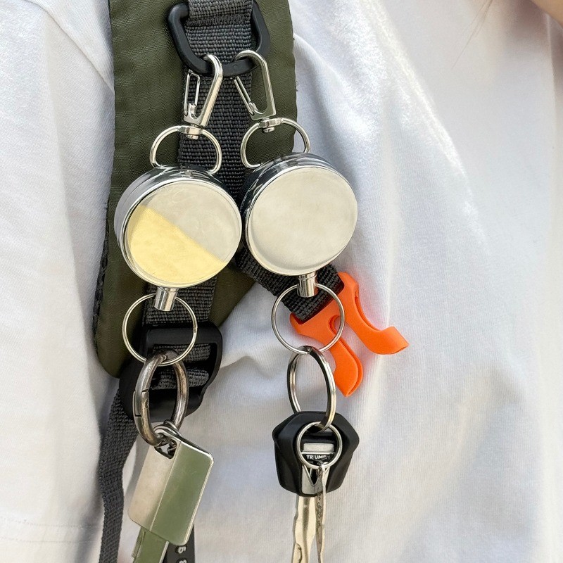 Outdoor Climbing Buckle - Retractable Easy Pull Buckle - Anti-Loss ...