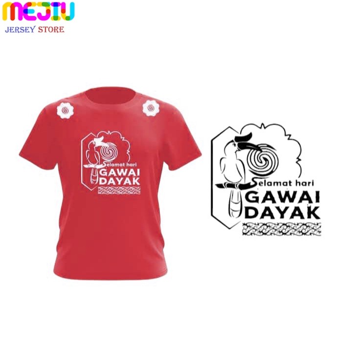 *Ready Stock* BAJU GAWAI / T-SHIRT GAWAI / SELAMAT HARI GAWAI DAYAK - BIRU/BLUE | Shopee Malaysia