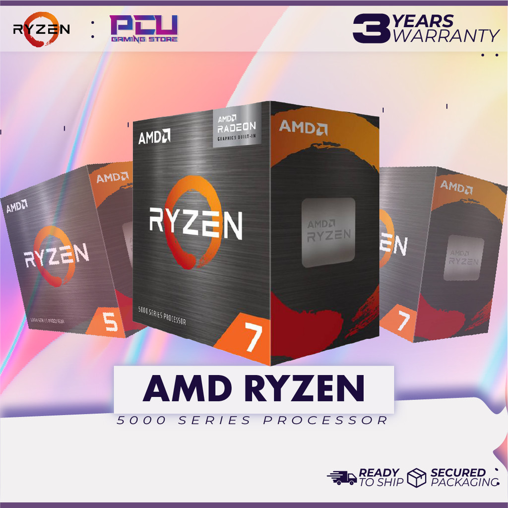 # PCU LEGACY # AMD RYZEN 5 5500 5600 5600X 5600GT / AMD RYZEN 7 5700X 5700G 5700X3D PROCESSOR ...