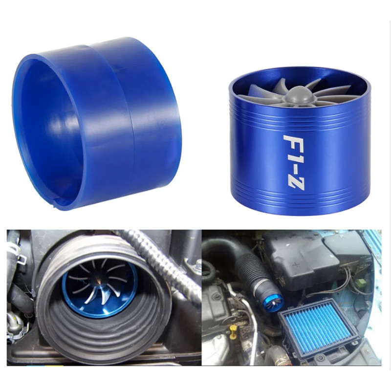 Car Turbine Supercharger F1-Z Turbo Charger Single Double Air Filter ...