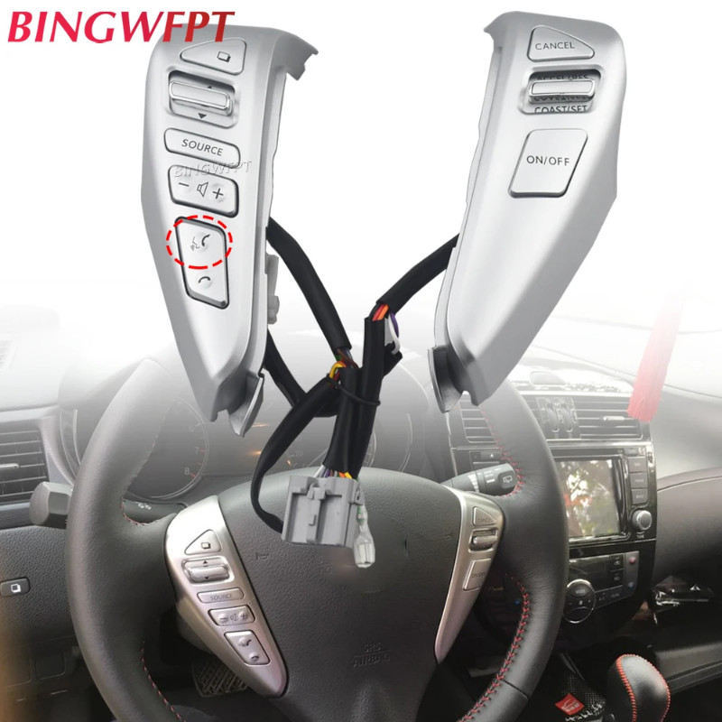 High Quality Steering Wheel Cruise Control Switch For Nissan/TIIDA ...