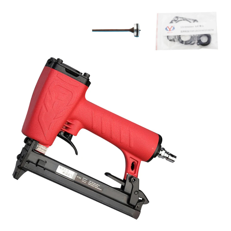 425K Air Nailer Stapler Gun Pneumatic U shaped Gun For Rattan Alumium ...