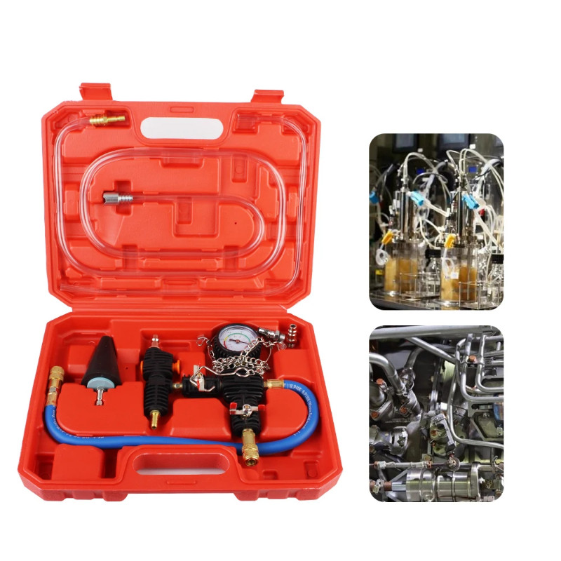 Car Radiator Coolant System Vacuum Purge With Adapter Coolant Refill ...