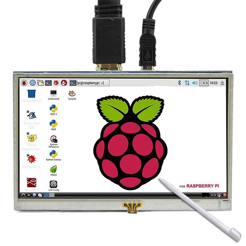 in stock 5 Inch LCD HDMI Touch Screen Raspberry Pi 3 Display LCD HDMI ...