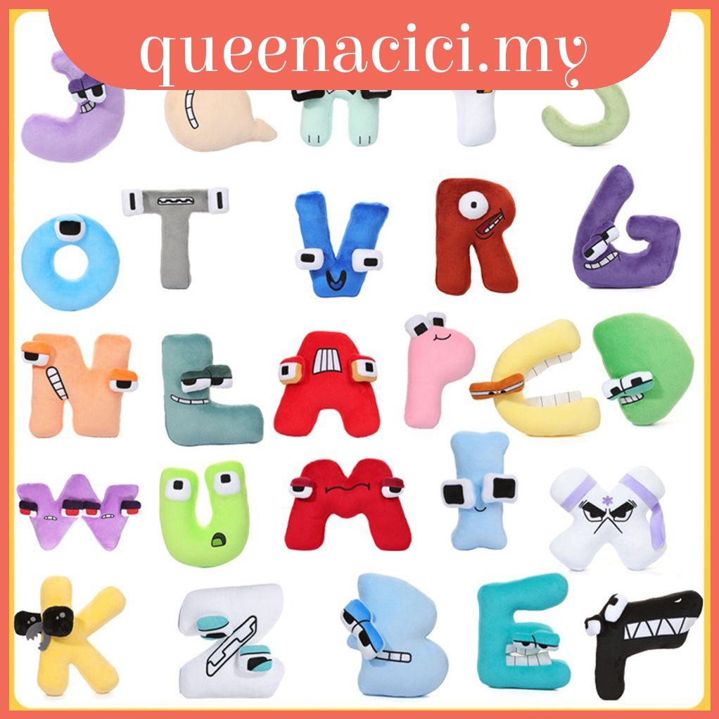 26 PCS Alphabet Plush Toy, Alphabets Alphabet Lore Stuffed Doll Preschool Educational English ...