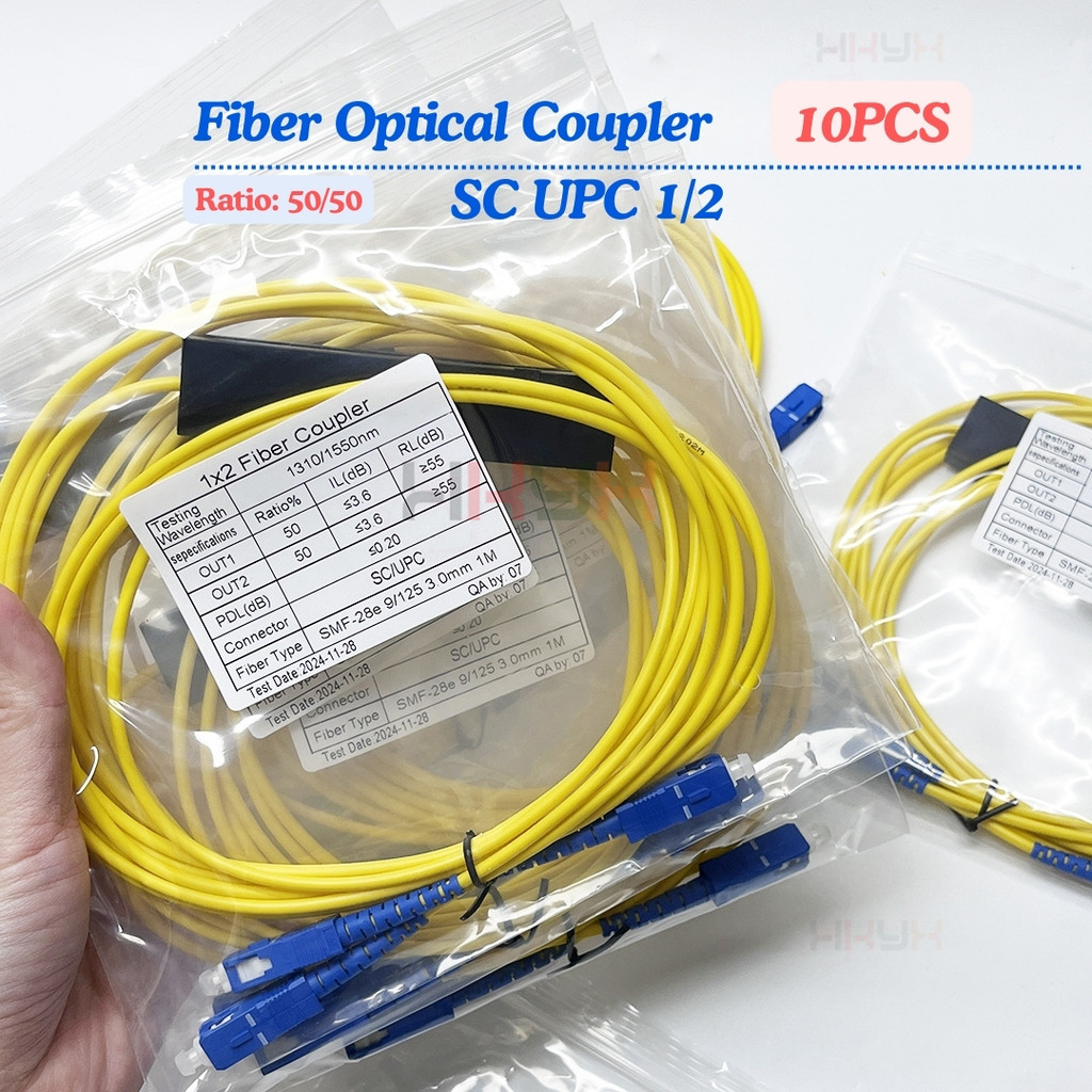 1X2 Box Optical Internal Computer Cables With SC/UPC Connector Pigtail ...