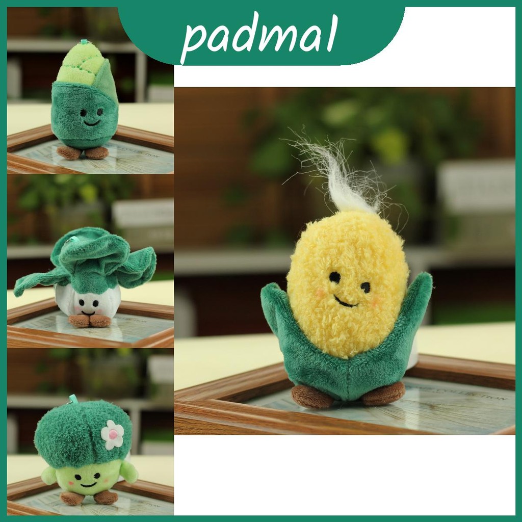 And Adorable Vegetable Fruit Plush Toys Broccoli Cabbage Corn Green ...