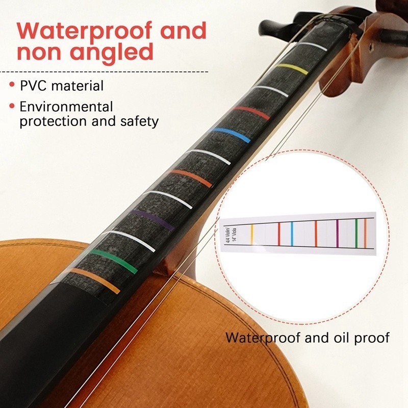 Violin Fretboard Sticker Violin Fingerboard Chart Marker Sticker Fiddle ...