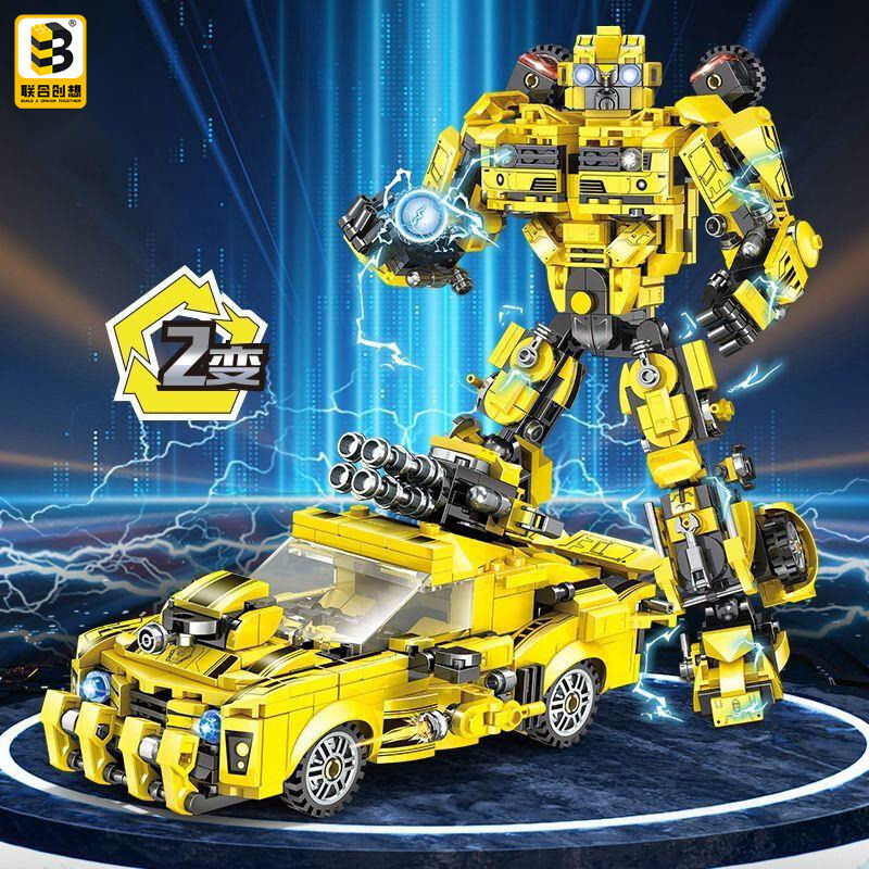 Children's building blocks toys Transformers mecha building blocks ...