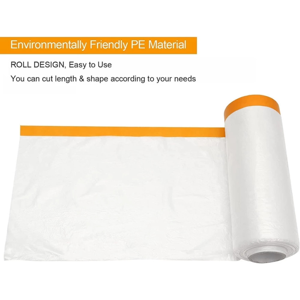 CNY Cleaning Furniture Anti Dust Cover Masking Film Tape Dust Cloth ...