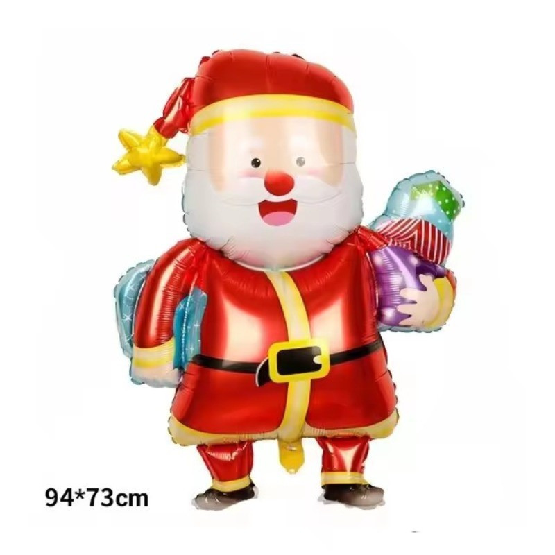 Santa Claus Foil Balloons - Extra Large 60 Inch Santa Claus Balloons ...