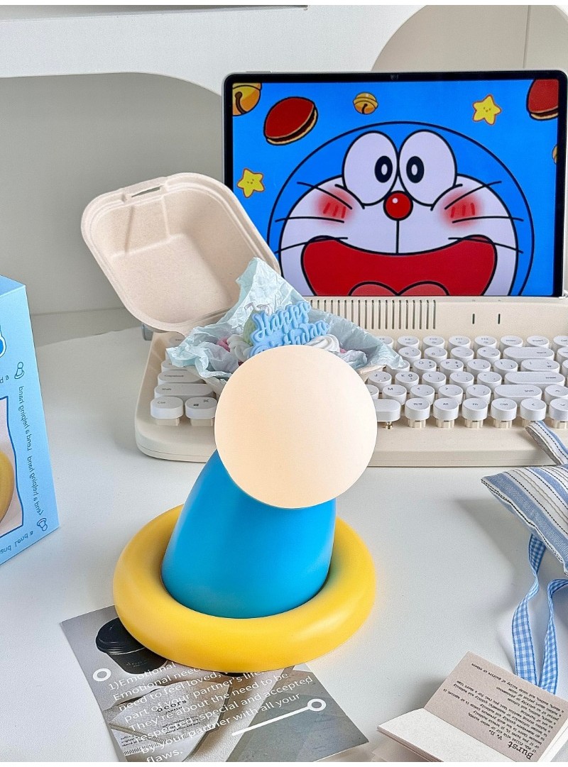 Creative Doraemon Extended Round Hand Night Light Birthday Gift Cute ...