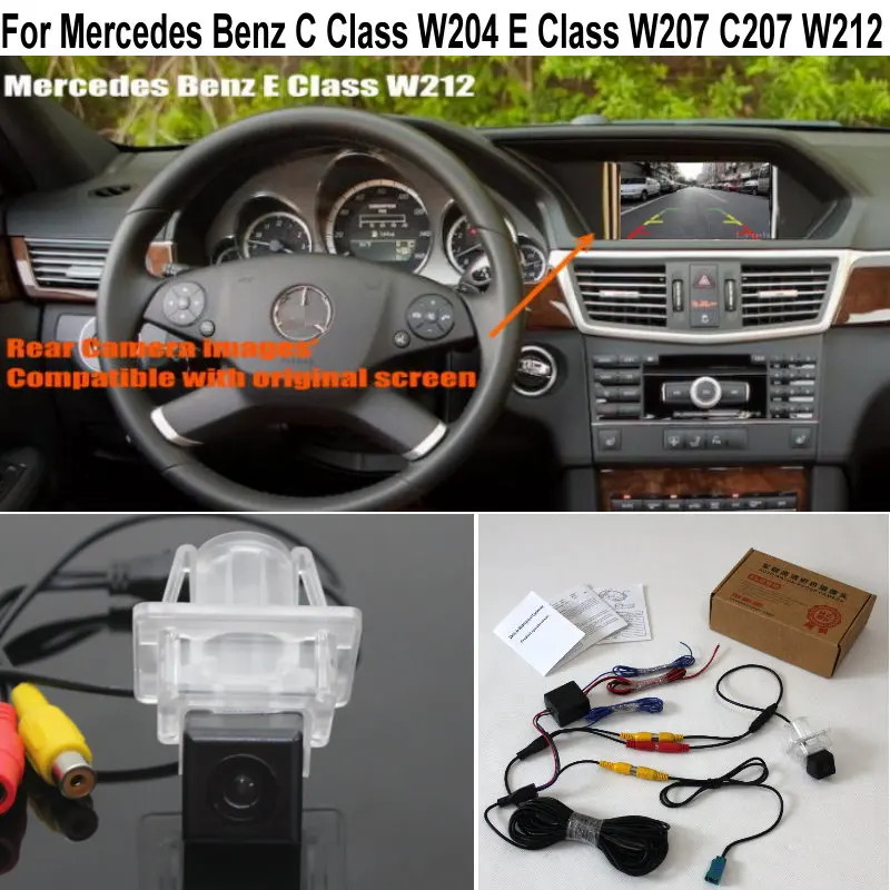 For Mercedes Benz C Class W204 E Class W207 C207 W212 E200 E230 E350 E250 RCA & Original Screen ...