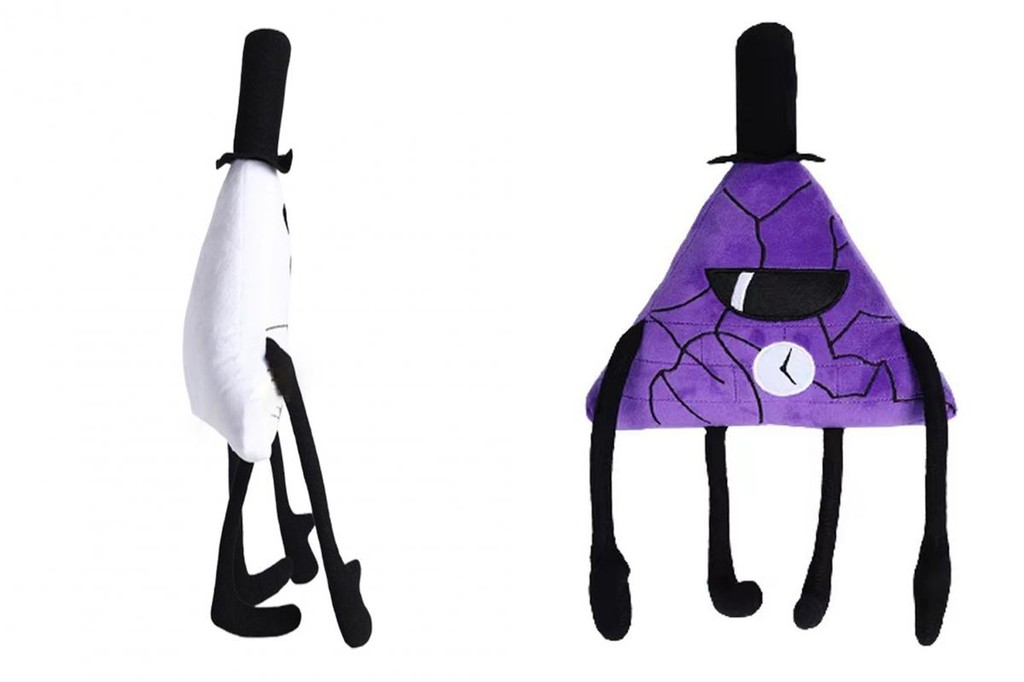 Triangular Plush Toy Eye Design Plush Doll Nightmare Big Villain Plush ...