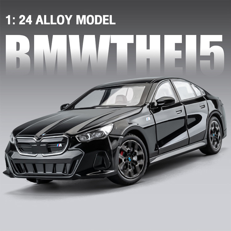 KLT 1:24 BMW i5 M60 Diecast Model Car Alloy Cars Toys Collection Gift ...