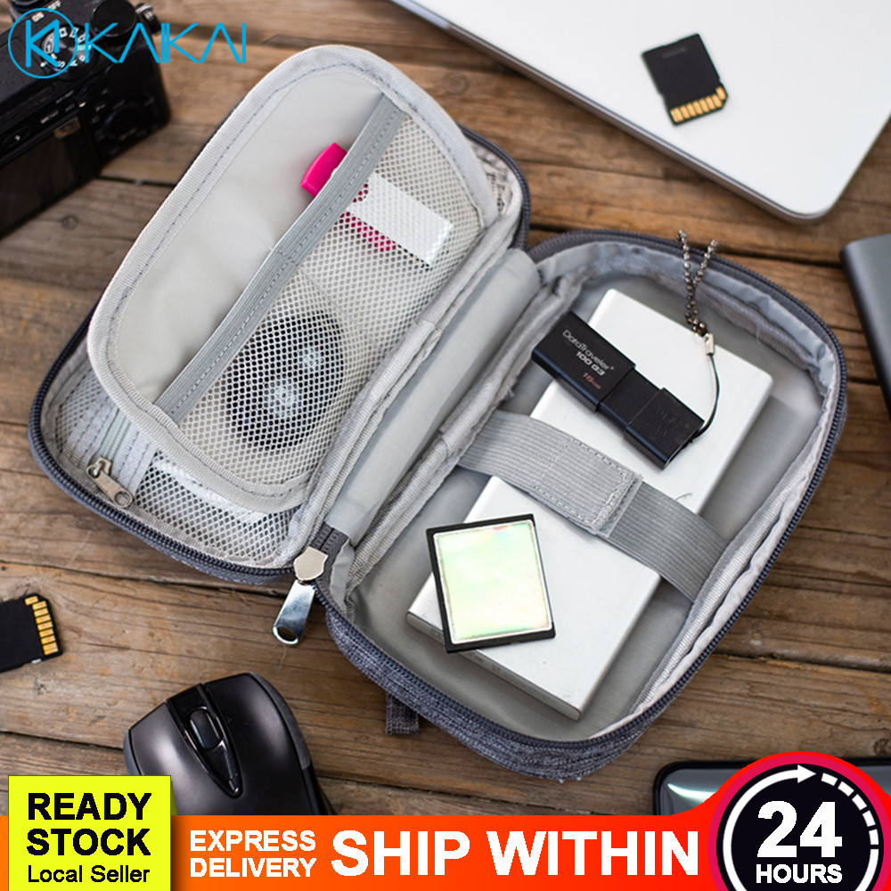 🔥 POWER PACK 🔥 Travel Waterproof Electronic Digital Gadget USB Cable ...