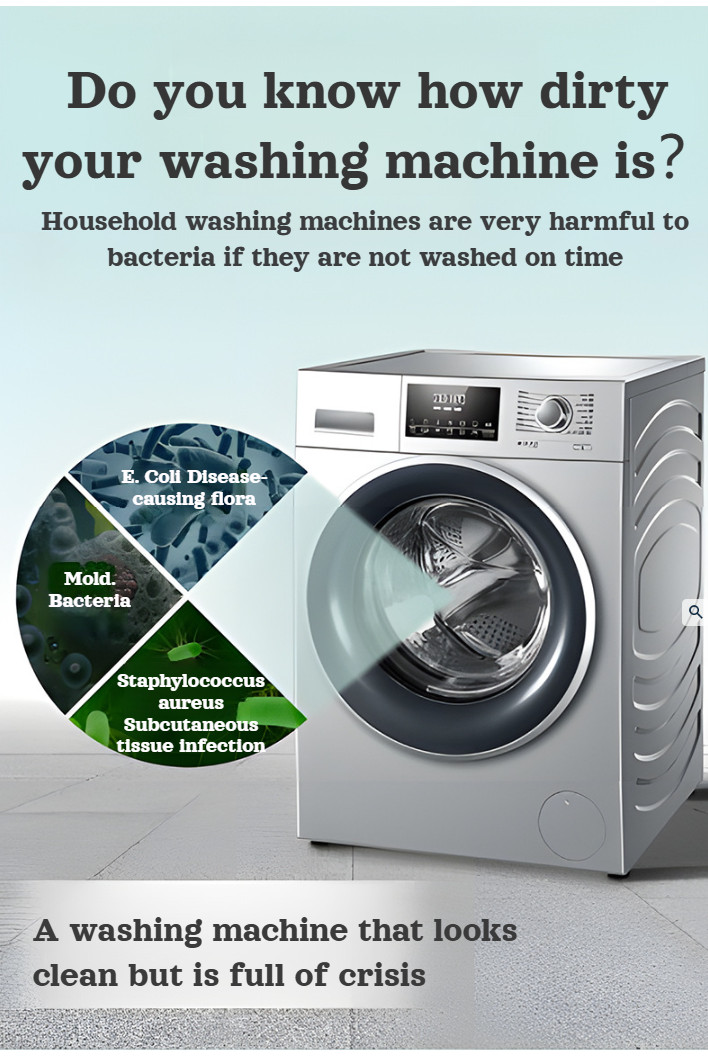 Freshness and odor elimination Washing machine cleaner Washing machine ...