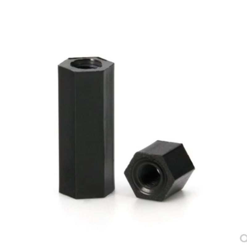 M2 M2.5 M3 M4 M5 M6 Black Nylon Hex Standoff Plastic Double Pass ...