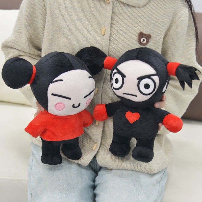 Pucca Plush Toy Chinese Doll Pucca Garu Plushie Doll Cute Pucca Anime ...