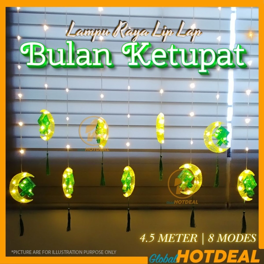 2025 Lampu Raya Bulan Ketupat Icecle Ketupat Lampu Raya Lip Lap Lampu ...