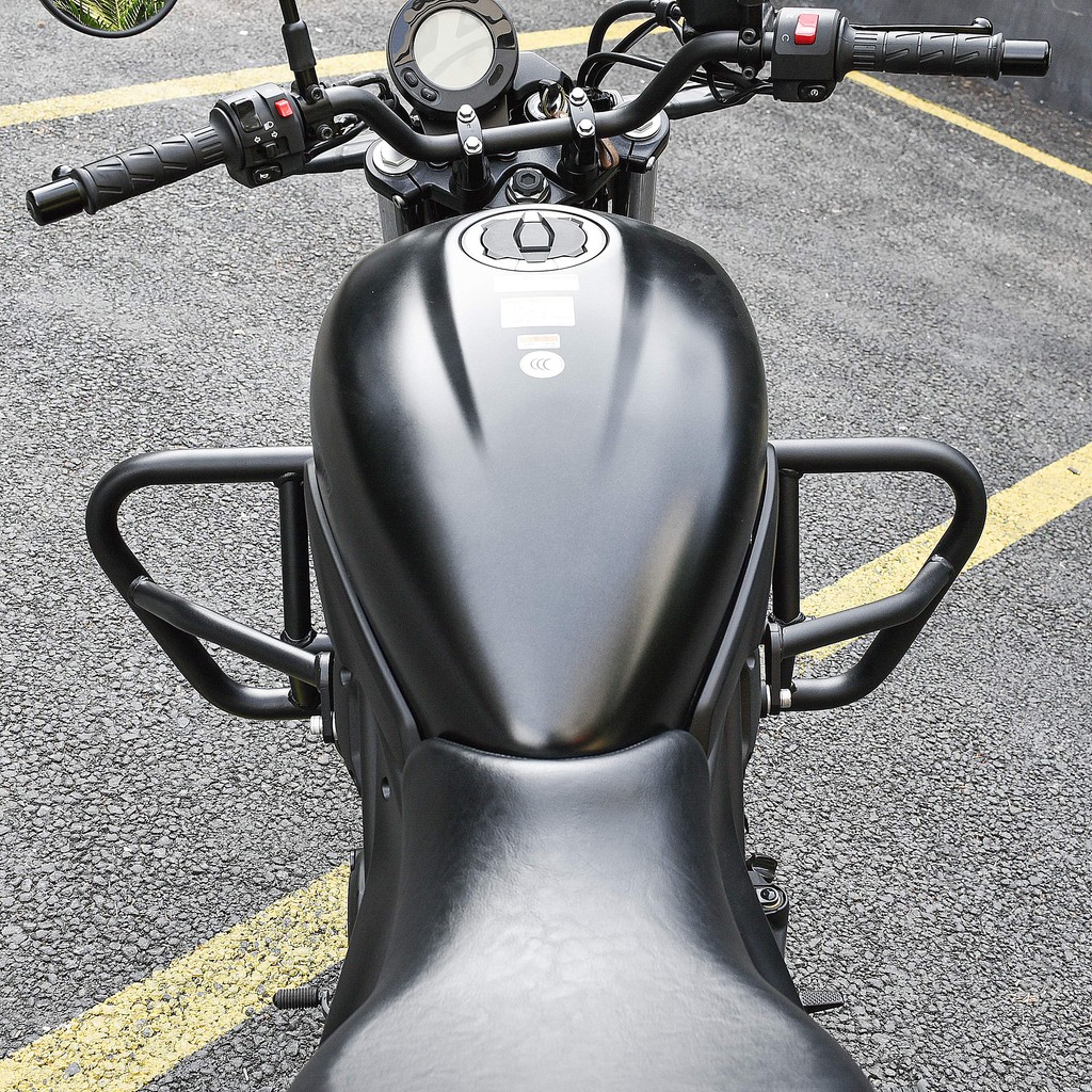 LJBKOALL Engine Guard Highway Crash Bars Bumper For Kawasaki ELIMINATOR ...