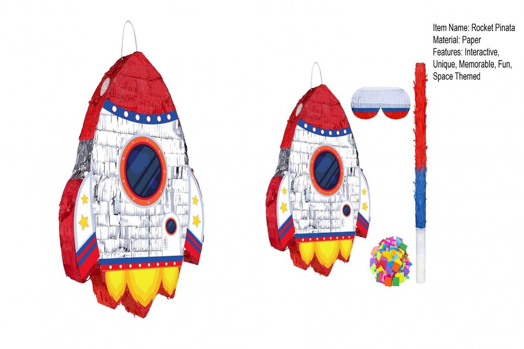 Rocket Pinata for Kids Birthday Party Children Birthday Party ...