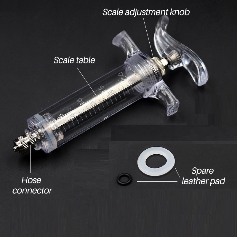 10/20/30ML Animal Syringe with 1 Dozen Assorted Needles for Pig Farm ...