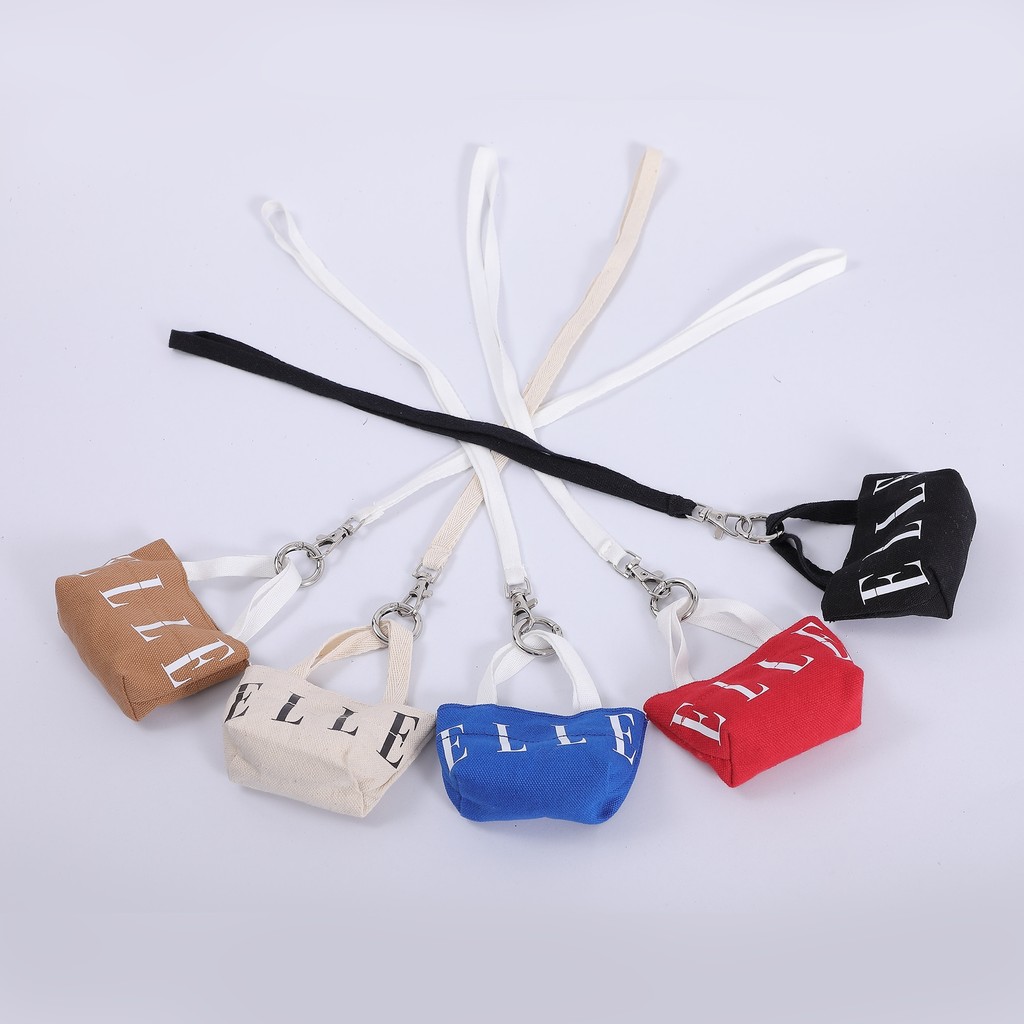 ELLE POP Canvas Neck Bag Available In 5 Colors Ewg Model110425 | Shopee ...