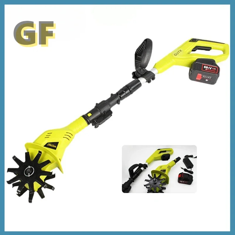 Hand-held Lithium Electric Micro-cultivator Rotarier Agricultural ...
