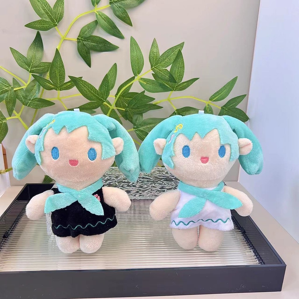 Hatsune Miku Cute Plush Keychain Small Size Collectible Doll With ...
