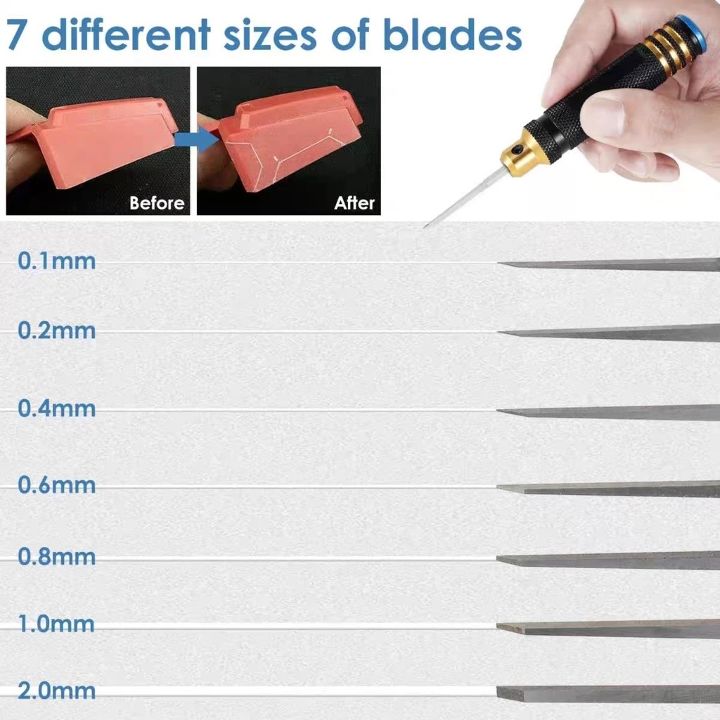 Model Carving Knife DIY Plastic Scale Chisel Sharp Wear Resistant ...