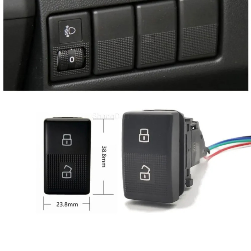 Car Central Door Lock Unlock Retrofit Switch with Wire For Mazda 6 ...