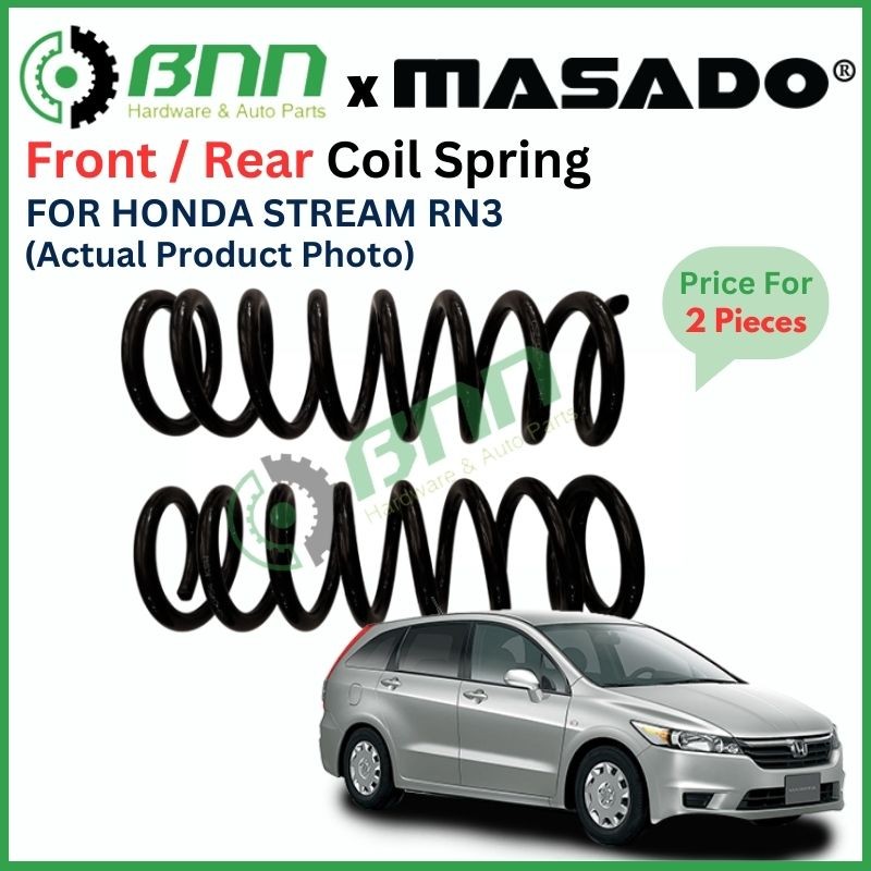 [BNN] MASADO Honda Stream RN1 RN3 Front / Rear Coil Spring - (2 pieces ...