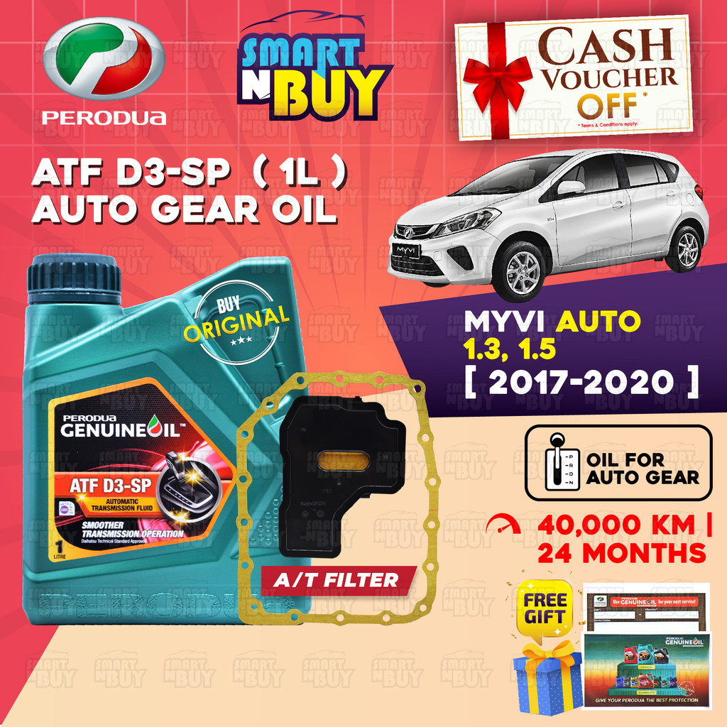 Perodua Gear Oil ATF D3 SP Original Minyak Gearbox Auto Kereta Perodua ...