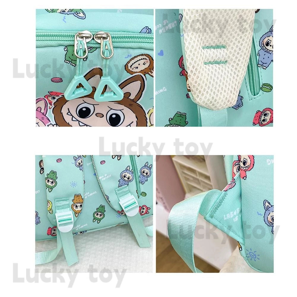 【Ready Stock 🇲🇾】42cm Labubu Beg Sekolah Murah Budak Perempuan Labubu ...