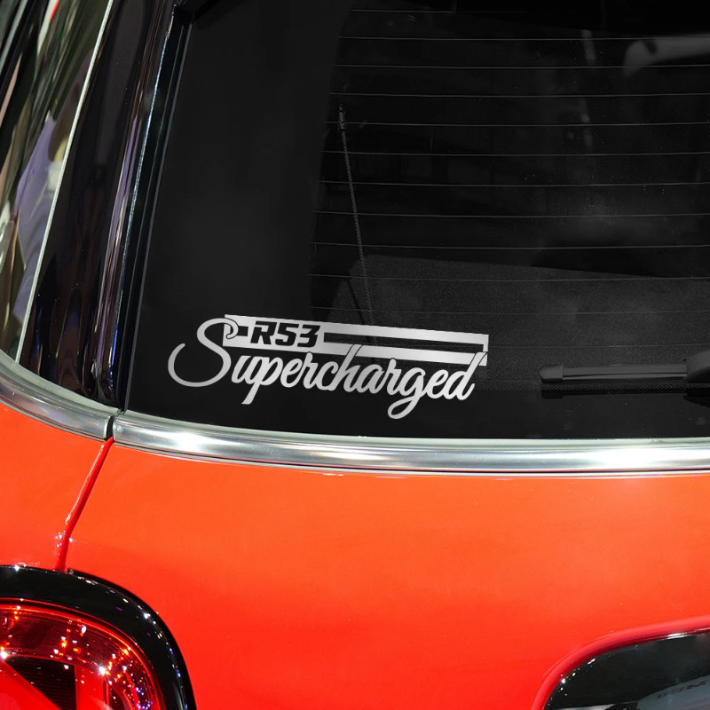 Car Window Supercharged Stickers Stripes Decor Decal Vinyl Wraps ...