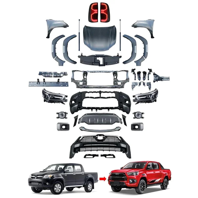 Car Bumper Body Kit Facelift Conversion Limgene Body Kit For Hilux Vigo ...
