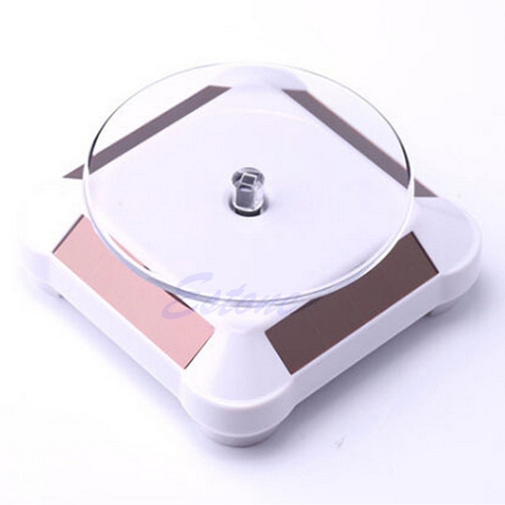 in stock J Solar Showcase 360 Rotating Turntable Jewelry Watch Ring ...