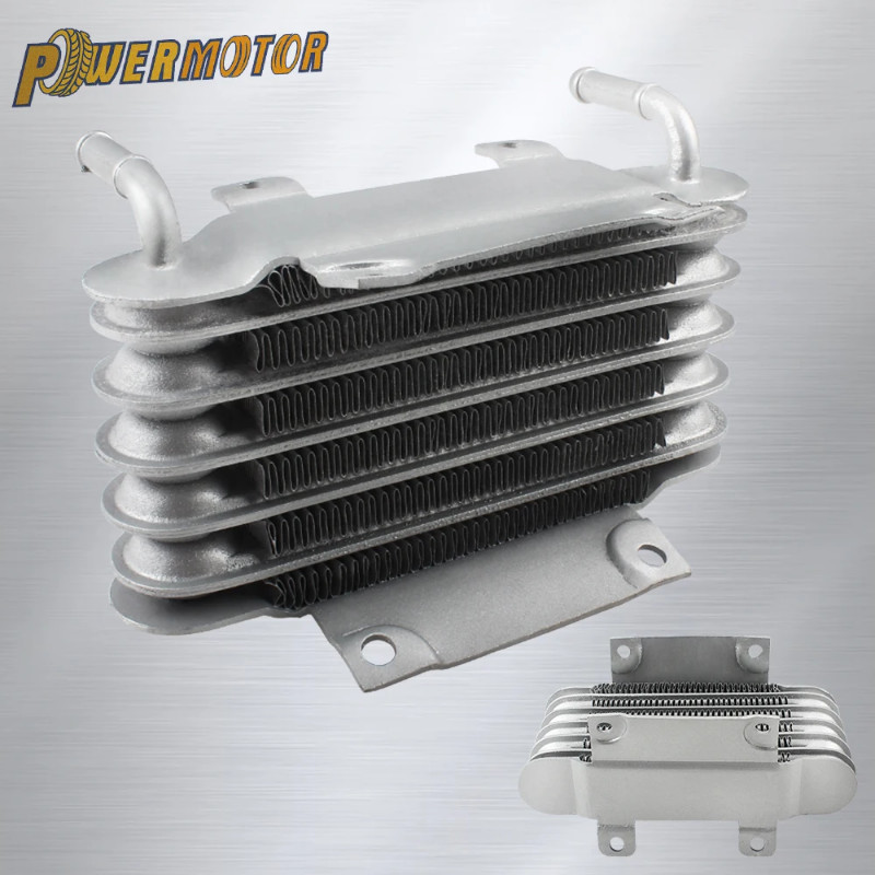 Oil Cooler Motorcycle Radiator Universal 2 Stroke Engine Aluminum 8mm ...