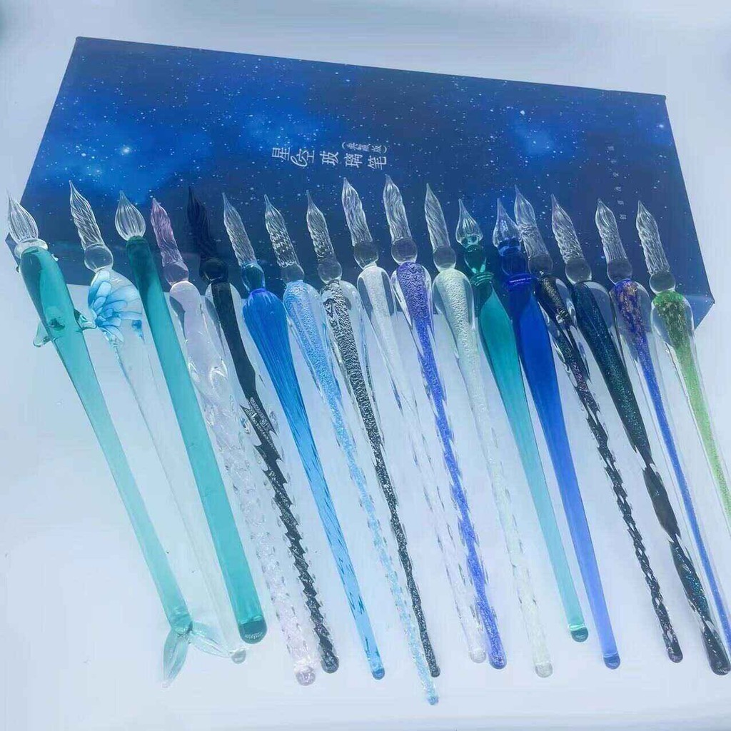 Invisible Gold Powder Ink Gradient Ancient Starry Sky 12 Colors Dipping ...
