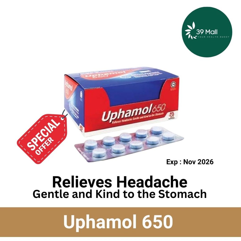 Uphamol 650 - 1 strip | Shopee Malaysia